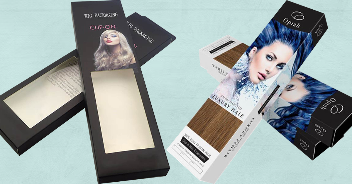 Custom Hair Extension Packaging Boxes | JoJoPackaging