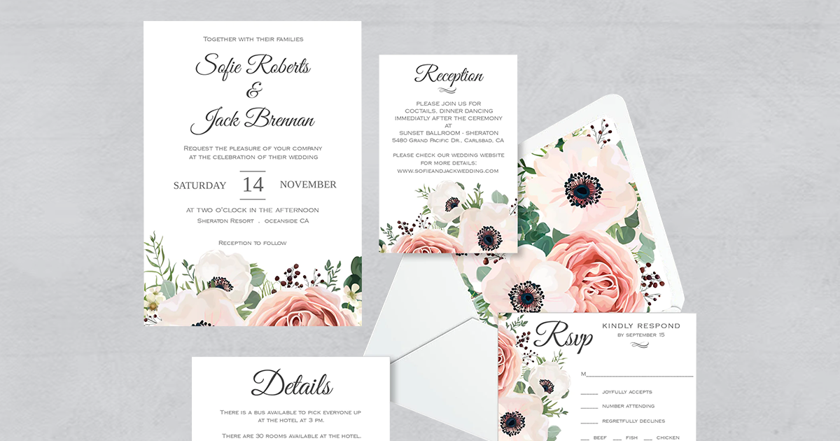 Custom-Printed Invitation Cards | JoJoPackaging