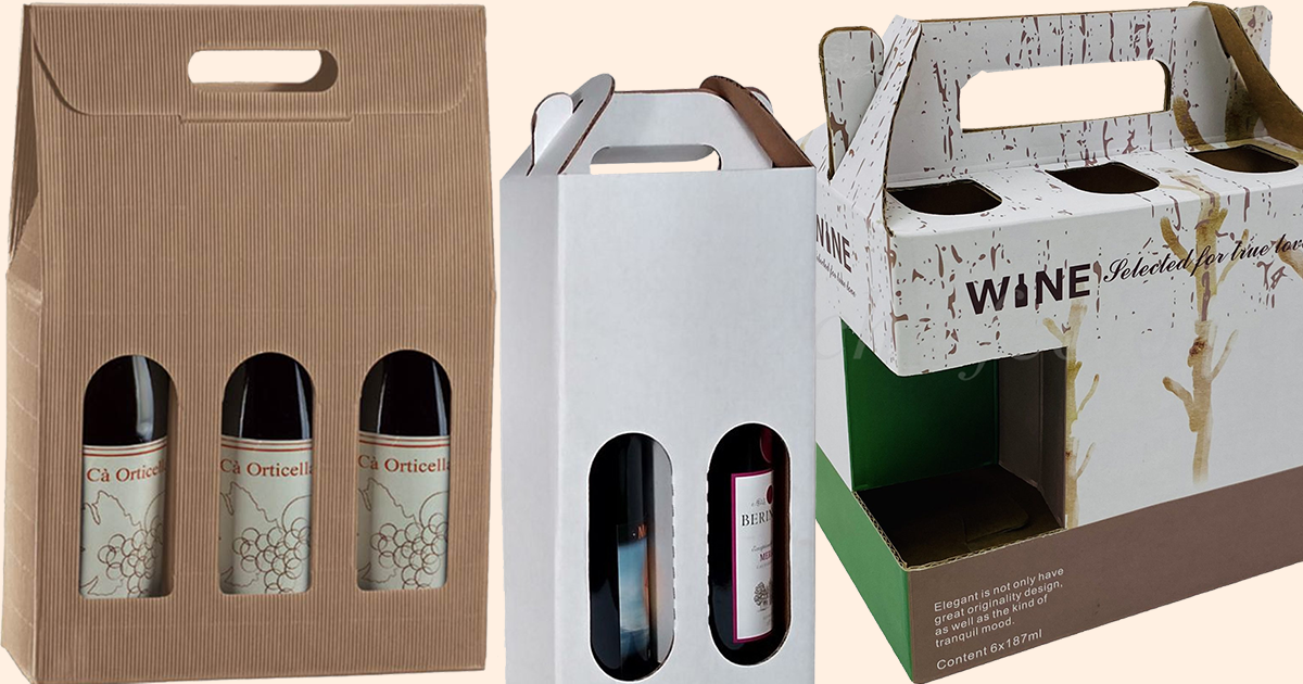 Custom Wine Carrier Boxes | JoJoPackaging